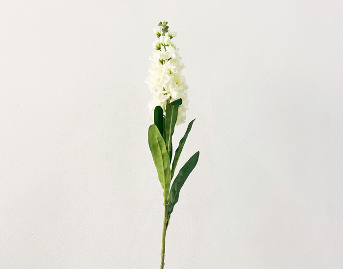 Flor artificial MATTHIOLA BLANCA | MCHomes ¡Decorando tu vida!